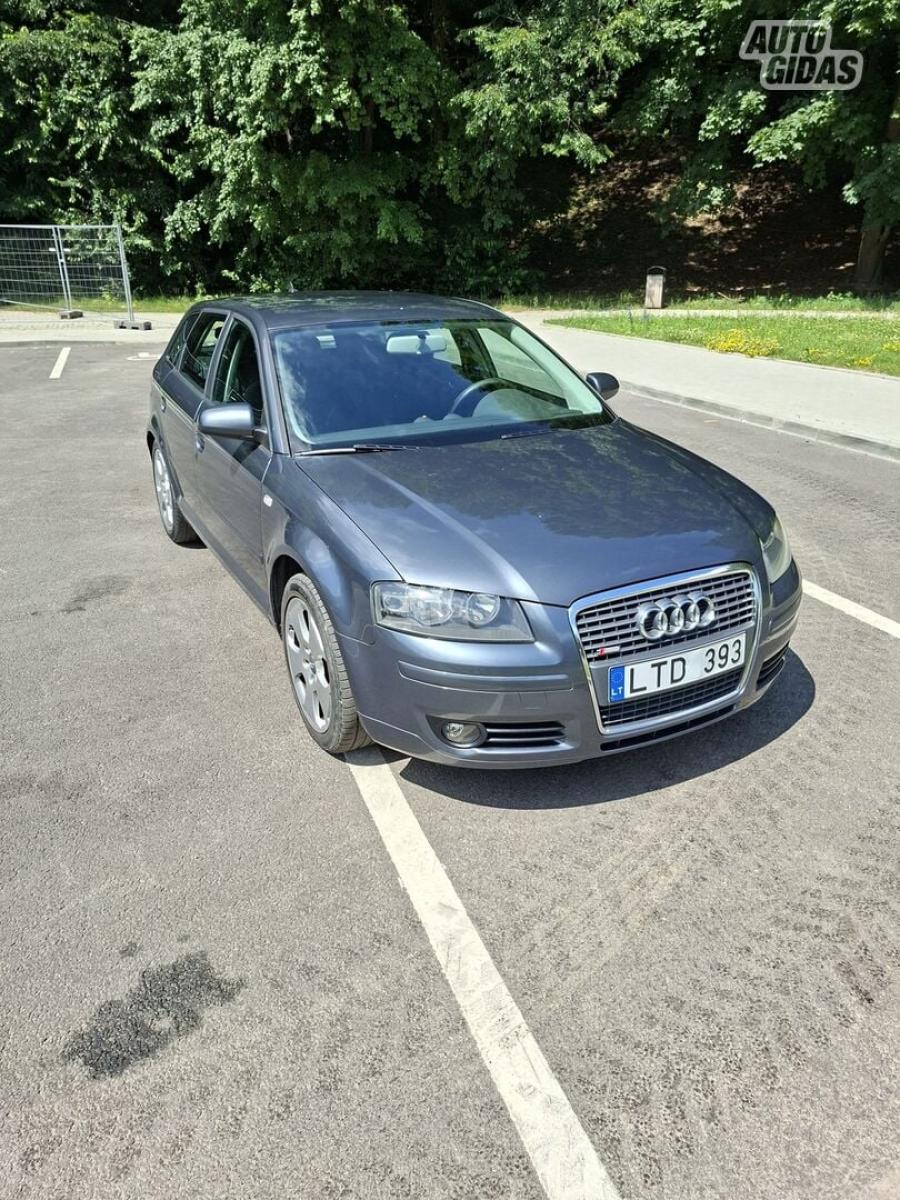 Grey Audi A3 2007 in Kaunas, with an engine capacity of 1.90 L and mileage of 316 thousand km for 2550 €, photo 3 on AUTOMOTO.COM.LV