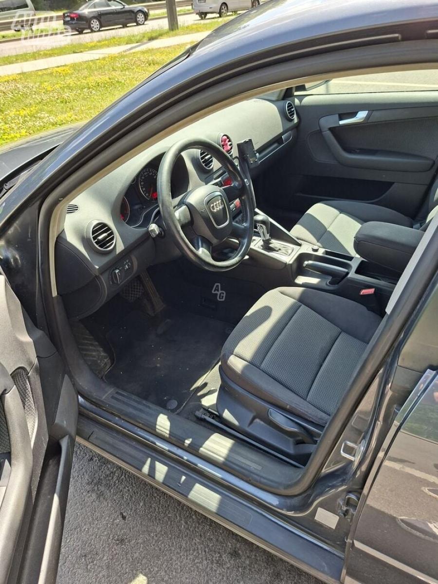Grey Audi A3 2007 in Kaunas, with an engine capacity of 1.90 L and mileage of 316 thousand km for 2550 €, photo 9 on AUTOMOTO.COM.LV