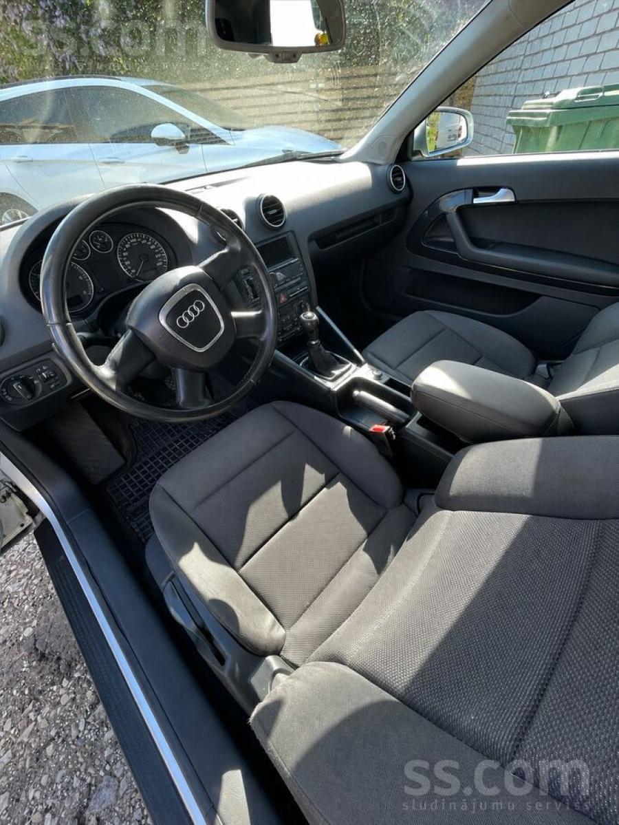 Pelēks Audi A3 2007 Valmiera, ar dzinēja tilpumu 1.90 L un nobraukumu 313 tūkst. km par 2100 €, foto 10 vietnē AUTOMOTO.COM.LV