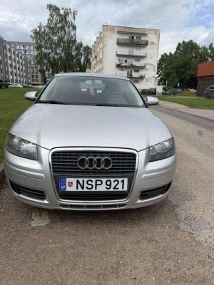 Pelēks Audi A3 2007 Kauņa, ar dzinēja tilpumu 1.60 L un nobraukumu 268 tūkst. km par 3000 €, foto  vietnē AUTOMOTO.COM.LV