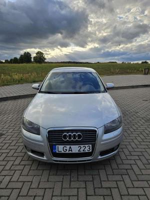 Grey Audi A3 2007 in Lazdijai, with an engine capacity of 1.97 L and mileage of 300 thousand km for 2800 €, photo  on AUTOMOTO.COM.LV