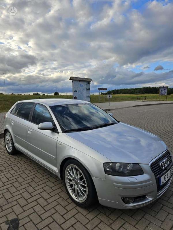 Grey Audi A3 2007 in Lazdijai, with an engine capacity of 1.97 L and mileage of 300 thousand km for 2800 €, photo 2 on AUTOMOTO.COM.LV