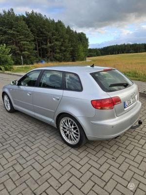 Grey Audi A3 2007 in Lazdijai, with an engine capacity of 1.97 L and mileage of 300 thousand km for 2800 €, photo 6 on AUTOMOTO.COM.LV