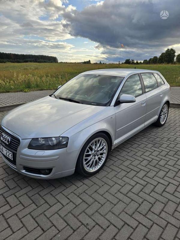 Grey Audi A3 2007 in Lazdijai, with an engine capacity of 1.97 L and mileage of 300 thousand km for 2800 €, photo 6 on AUTOMOTO.COM.LV
