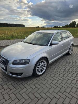 Grey Audi A3 2007 in Lazdijai, with an engine capacity of 1.97 L and mileage of 300 thousand km for 2800 €, photo 7 on AUTOMOTO.COM.LV