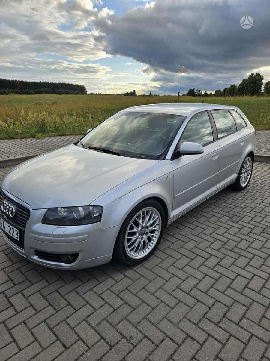 Grey Audi A3 2007 in Lazdijai, with an engine capacity of 1.97 L and mileage of 300 thousand km for 2800 €, photo 7 on AUTOMOTO.COM.LV