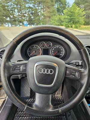 Grey Audi A3 2007 in Lazdijai, with an engine capacity of 1.97 L and mileage of 300 thousand km for 2800 €, photo 12 on AUTOMOTO.COM.LV