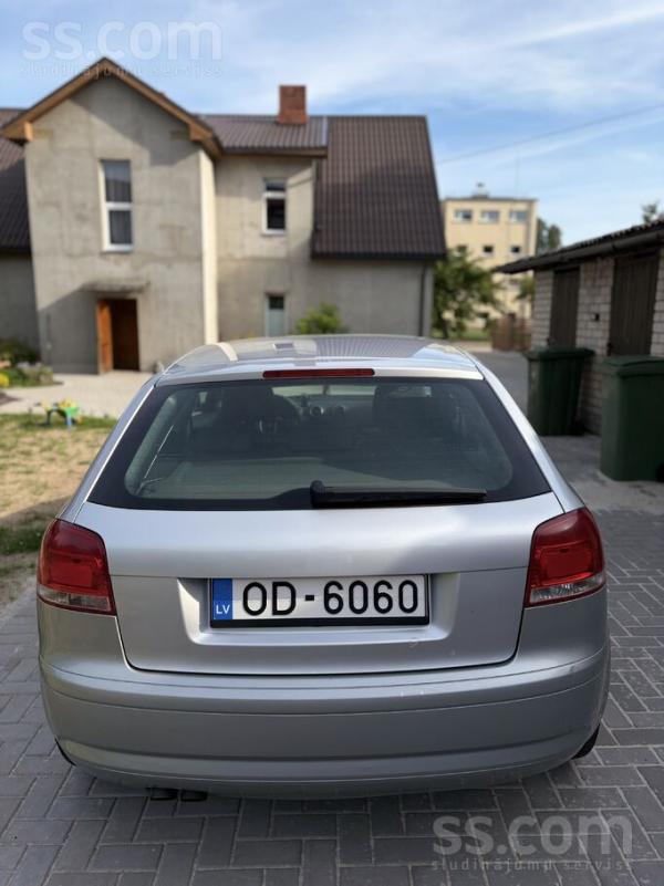 Grey Audi A3 2007 in Valmiera, with an engine capacity of 1.90 L and mileage of 313 thousand km for 2100 €, photo 5 on AUTOMOTO.COM.LV
