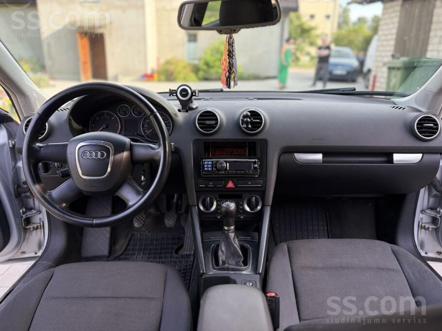 Серый Ауди А3 2007 в Валмиера, объемом двигателя 1.90 л и пробегом 313 тыс. км за 2100 €, фото 11 на AUTOMOTO.COM.LV