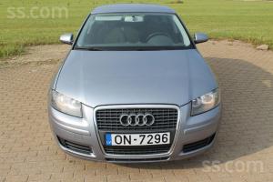 Grey Audi A3 2007 in Saldus, with an engine capacity of 1.90 L and mileage of 211 thousand km for 2550 €, photo 6 on AUTOMOTO.COM.LV