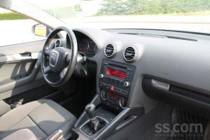 Grey Audi A3 2007 in Saldus, with an engine capacity of 1.90 L and mileage of 211 thousand km for 2550 €, photo 8 on AUTOMOTO.COM.LV