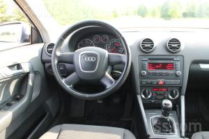 Grey Audi A3 2007 in Saldus, with an engine capacity of 1.90 L and mileage of 211 thousand km for 2550 €, photo 11 on AUTOMOTO.COM.LV