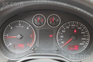 Grey Audi A3 2007 in Saldus, with an engine capacity of 1.90 L and mileage of 211 thousand km for 2550 €, photo 12 on AUTOMOTO.COM.LV