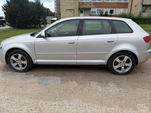 Grey Audi A3 2007 in Kaunas, with an engine capacity of 1.60 L and mileage of 268 thousand km for 2699 €, photo 2 on AUTOMOTO.COM.LV