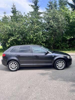 Grey Audi A3 2007 in Vilnius, with an engine capacity of 1.90 L and mileage of 301 thousand km for 2600 €, photo 6 on AUTOMOTO.COM.LV