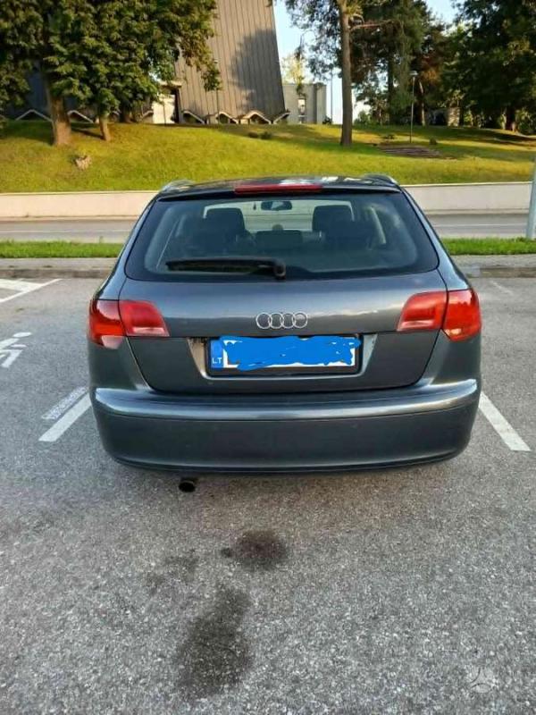 Grey Audi A3 2007 in Klaipeda, with an engine capacity of 1.60 L and mileage of 254 thousand km for 1900 €, photo 3 on AUTOMOTO.COM.LV