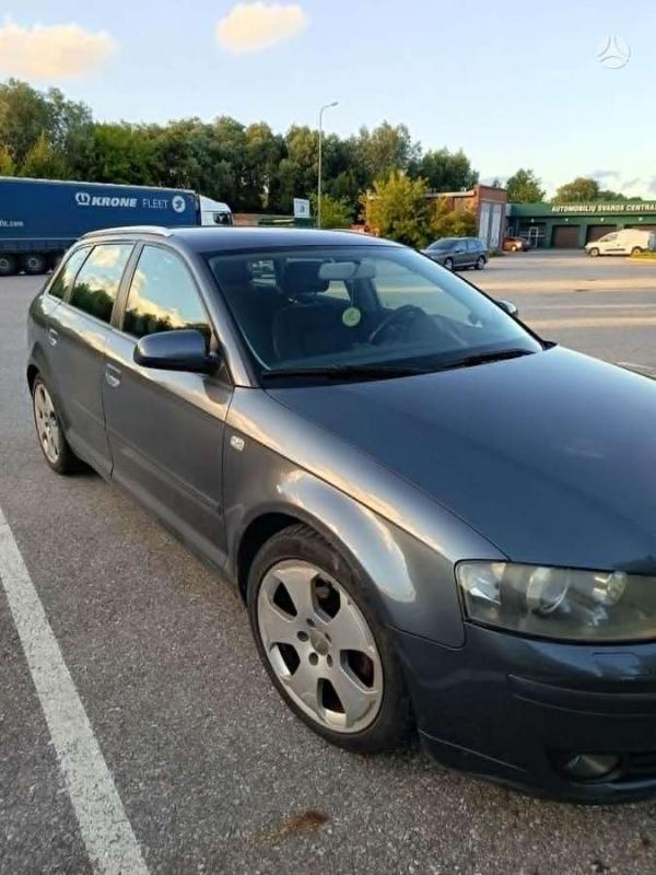 Grey Audi A3 2007 in Klaipeda, with an engine capacity of 1.60 L and mileage of 254 thousand km for 1900 €, photo 10 on AUTOMOTO.COM.LV