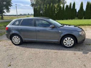 Grey Audi A3 2007 in Kazlu Ruda, with an engine capacity of 1.90 L and mileage of 357 thousand km for 2500 €, photo 5 on AUTOMOTO.COM.LV