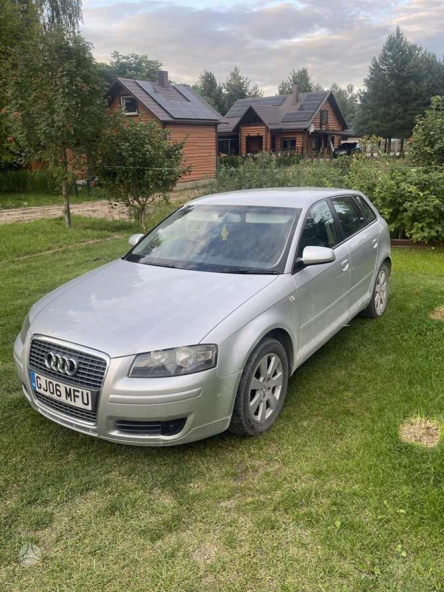 Grey Audi A3 2007 in Kaunas, with an engine capacity of 0.00 L and mileage of 244 thousand km for 1300 €, photo 1 on AUTOMOTO.COM.LV