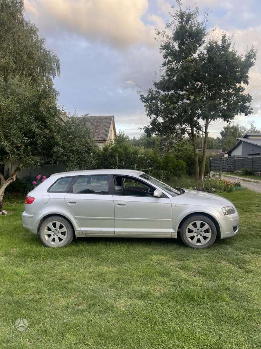 Grey Audi A3 2007 in Kaunas, with an engine capacity of 0.00 L and mileage of 244 thousand km for 1300 €, photo 4 on AUTOMOTO.COM.LV