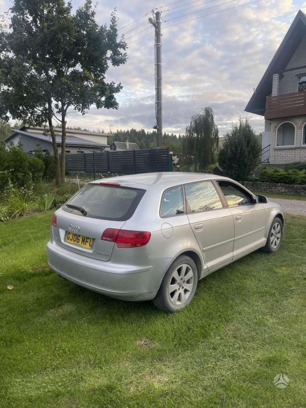 Grey Audi A3 2007 in Kaunas, with an engine capacity of 0.00 L and mileage of 244 thousand km for 1300 €, photo 4 on AUTOMOTO.COM.LV