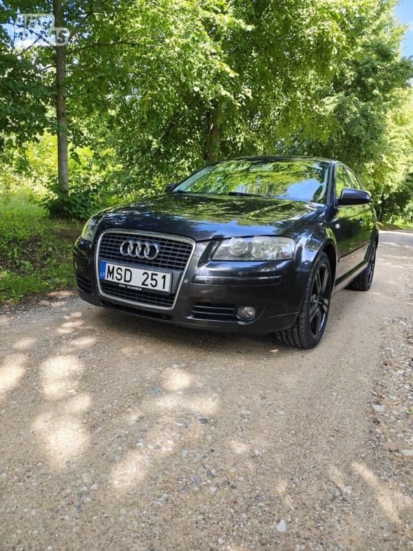 Grey Audi A3 2007 in Panevezys, with an engine capacity of 2.00 L and mileage of 320 thousand km for 3500 €, photo 1 on AUTOMOTO.COM.LV