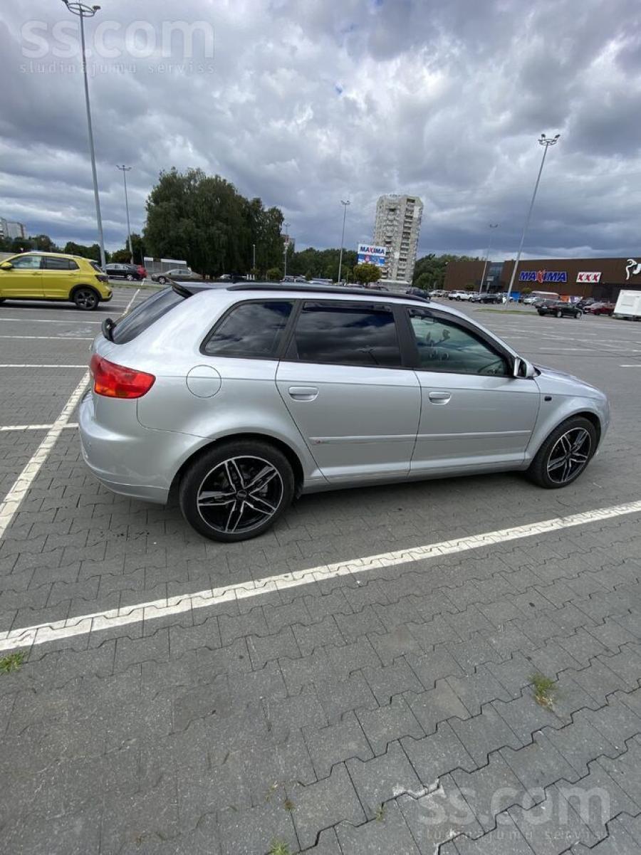 Grey Audi A3 2007 in Riga, with an engine capacity of 2.00 L and mileage of 0 thousand km for 3790 €, photo 4 on AUTOMOTO.COM.LV
