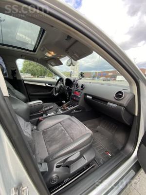 Grey Audi A3 2007 in Riga, with an engine capacity of 2.00 L and mileage of 0 thousand km for 3790 €, photo 8 on AUTOMOTO.COM.LV