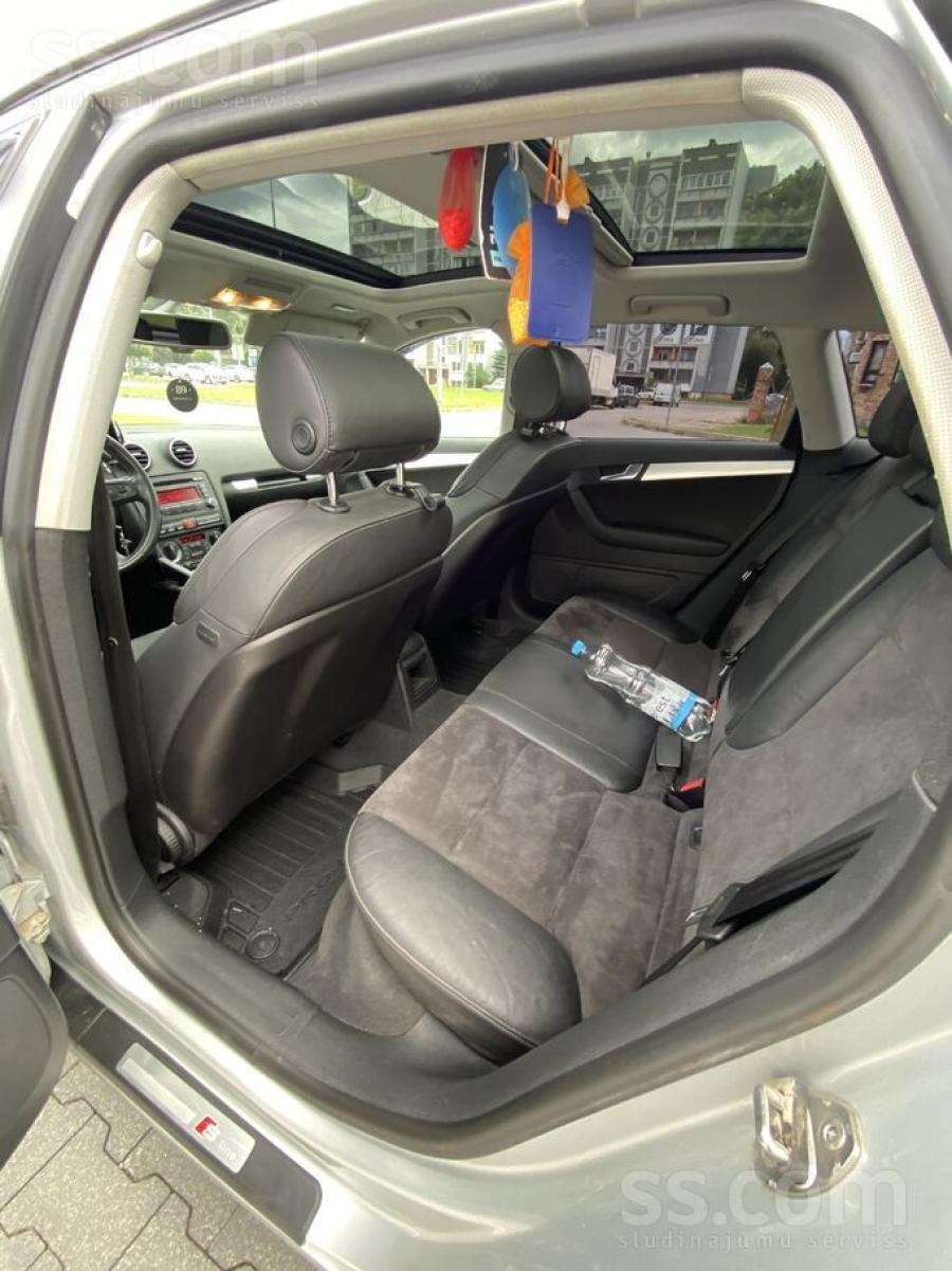 Grey Audi A3 2007 in Riga, with an engine capacity of 2.00 L and mileage of 0 thousand km for 3790 €, photo 10 on AUTOMOTO.COM.LV