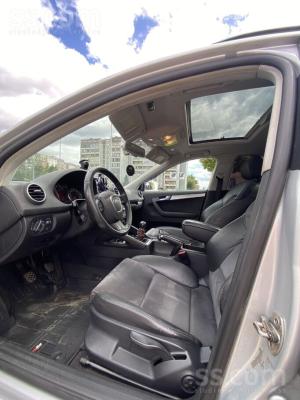 Grey Audi A3 2007 in Riga, with an engine capacity of 2.00 L and mileage of 0 thousand km for 3790 €, photo 11 on AUTOMOTO.COM.LV