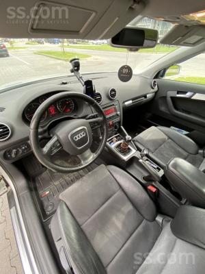 Grey Audi A3 2007 in Riga, with an engine capacity of 2.00 L and mileage of 0 thousand km for 3790 €, photo 12 on AUTOMOTO.COM.LV