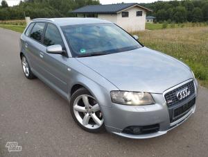Pelēks Audi A3 2007 Viļņa, ar dzinēja tilpumu 2.00 L un nobraukumu 229 tūkst. km par 3950 €, foto  vietnē AUTOMOTO.COM.LV