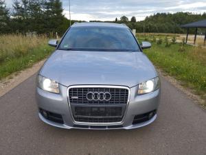 Grey Audi A3 2007 in Vilnius, with an engine capacity of 2.00 L and mileage of 229 thousand km for 3950 €, photo 5 on AUTOMOTO.COM.LV