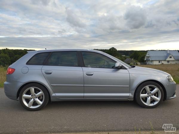 Pelēks Audi A3 2007 Viļņa, ar dzinēja tilpumu 2.00 L un nobraukumu 229 tūkst. km par 3850 €, foto 6 vietnē AUTOMOTO.COM.LV