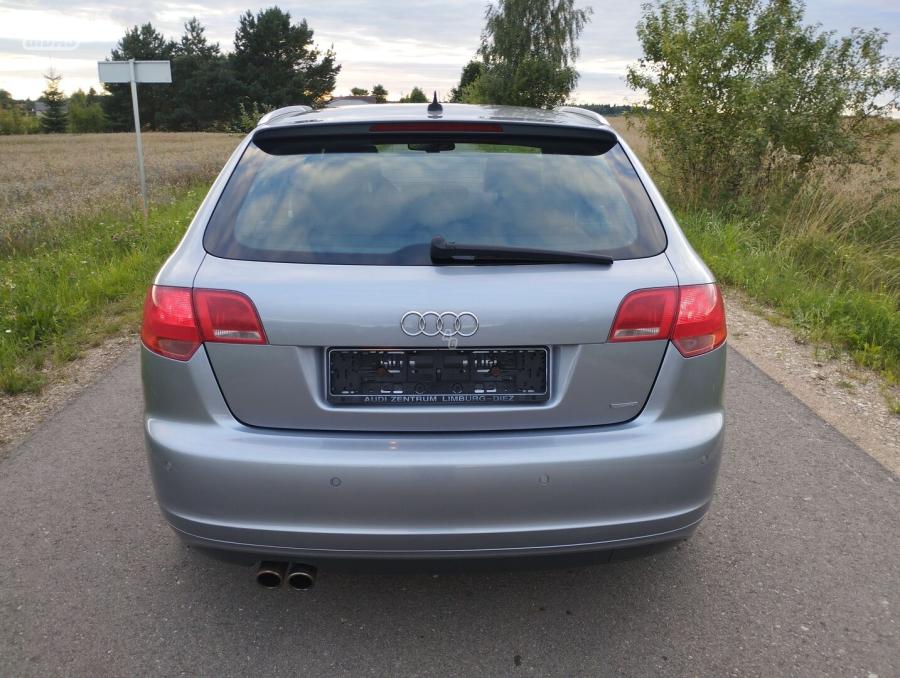 Grey Audi A3 2007 in Vilnius, with an engine capacity of 2.00 L and mileage of 229 thousand km for 3950 €, photo 9 on AUTOMOTO.COM.LV