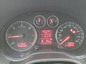 Grey Audi A3 2007 in Vilnius, with an engine capacity of 2.00 L and mileage of 229 thousand km for 3950 €, photo 13 on AUTOMOTO.COM.LV
