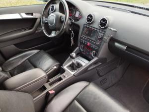 Grey Audi A3 2007 in Vilnius, with an engine capacity of 2.00 L and mileage of 229 thousand km for 3950 €, photo 18 on AUTOMOTO.COM.LV