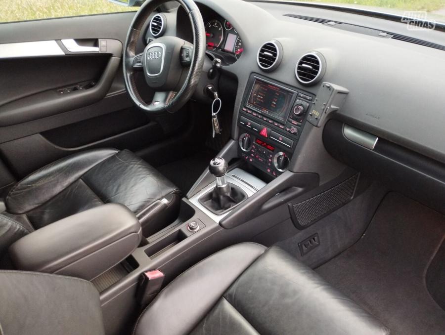Grey Audi A3 2007 in Vilnius, with an engine capacity of 2.00 L and mileage of 229 thousand km for 3950 €, photo 18 on AUTOMOTO.COM.LV