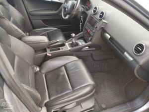 Grey Audi A3 2007 in Vilnius, with an engine capacity of 2.00 L and mileage of 229 thousand km for 3950 €, photo 19 on AUTOMOTO.COM.LV