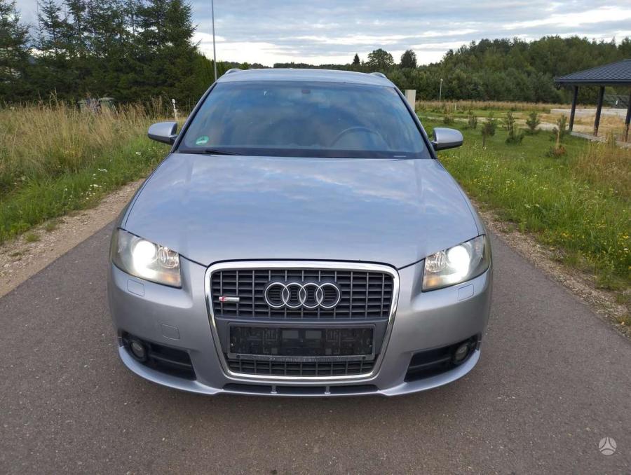 Pelēks Audi A3 2007 Viļņa, ar dzinēja tilpumu 2.00 L un nobraukumu 229 tūkst. km par 3950 €, foto 4 vietnē AUTOMOTO.COM.LV