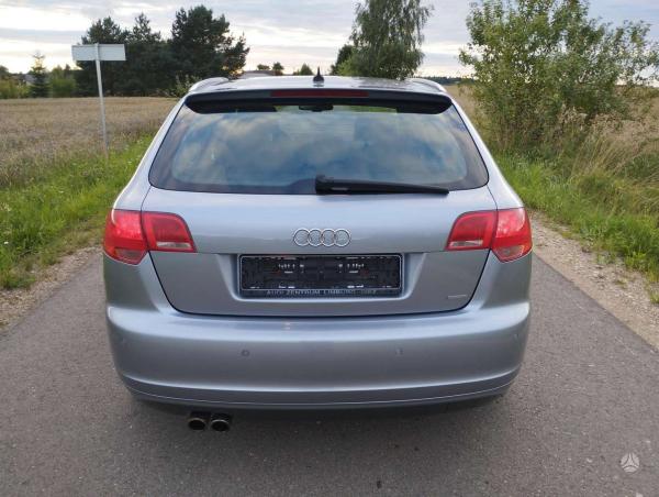 Grey Audi A3 2007 in Vilnius, with an engine capacity of 2.00 L and mileage of 229 thousand km for 3950 €, photo 7 on AUTOMOTO.COM.LV
