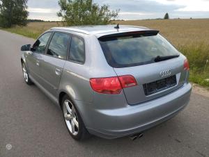 Pelēks Audi A3 2007 Viļņa, ar dzinēja tilpumu 2.00 L un nobraukumu 229 tūkst. km par 3950 €, foto 9 vietnē AUTOMOTO.COM.LV