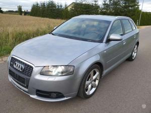 Pelēks Audi A3 2007 Viļņa, ar dzinēja tilpumu 2.00 L un nobraukumu 229 tūkst. km par 3950 €, foto 11 vietnē AUTOMOTO.COM.LV