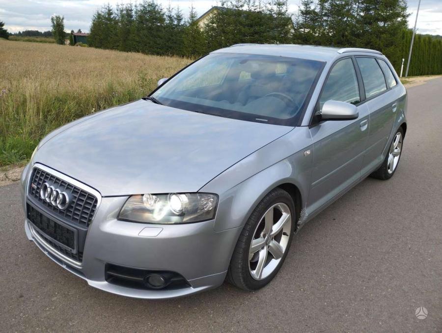 Pelēks Audi A3 2007 Viļņa, ar dzinēja tilpumu 2.00 L un nobraukumu 229 tūkst. km par 3950 €, foto 11 vietnē AUTOMOTO.COM.LV