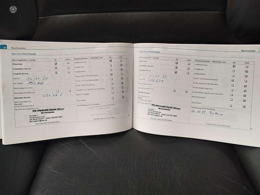 Pelēks Audi A3 2007 Viļņa, ar dzinēja tilpumu 2.00 L un nobraukumu 229 tūkst. km par 3950 €, foto 23 vietnē AUTOMOTO.COM.LV