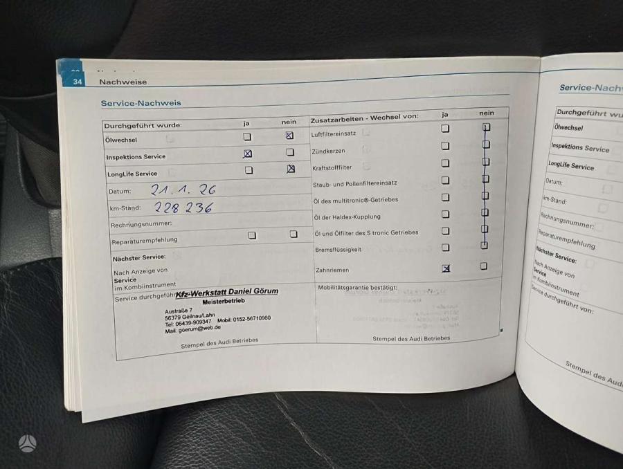 Pelēks Audi A3 2007 Viļņa, ar dzinēja tilpumu 2.00 L un nobraukumu 229 tūkst. km par 3950 €, foto 25 vietnē AUTOMOTO.COM.LV