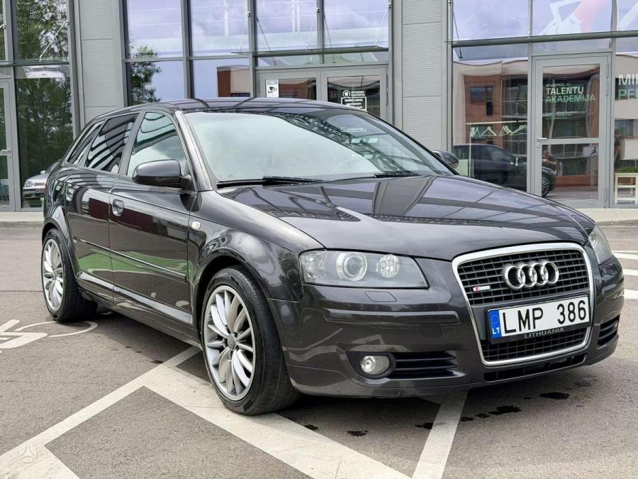 Pelēks Audi A3 2007 Viļņa, ar dzinēja tilpumu 1.97 L un nobraukumu 250 tūkst. km par 3500 €, foto 1 vietnē AUTOMOTO.COM.LV