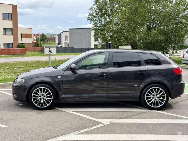 Grey Audi A3 2007 in Vilnius, with an engine capacity of 1.97 L and mileage of 250 thousand km for 3500 €, photo 6 on AUTOMOTO.COM.LV