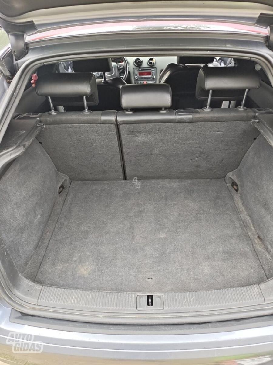 Grey Audi A3 2007 in Trakai, with an engine capacity of 2.00 L and mileage of 305 thousand km for 3500 €, photo 14 on AUTOMOTO.COM.LV