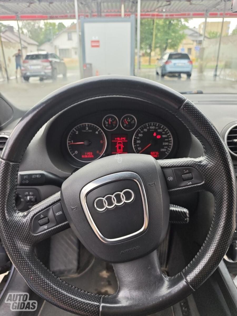Grey Audi A3 2007 in Trakai, with an engine capacity of 2.00 L and mileage of 305 thousand km for 3500 €, photo 17 on AUTOMOTO.COM.LV